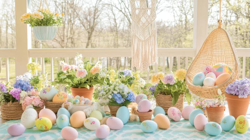 Springtime Celebration Features Vibrant Easter Decorations and Charming ...