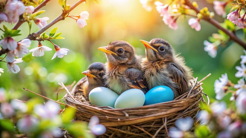 Springtime Charm Delightful Easter Photoshoot Featuring a Chick and ...