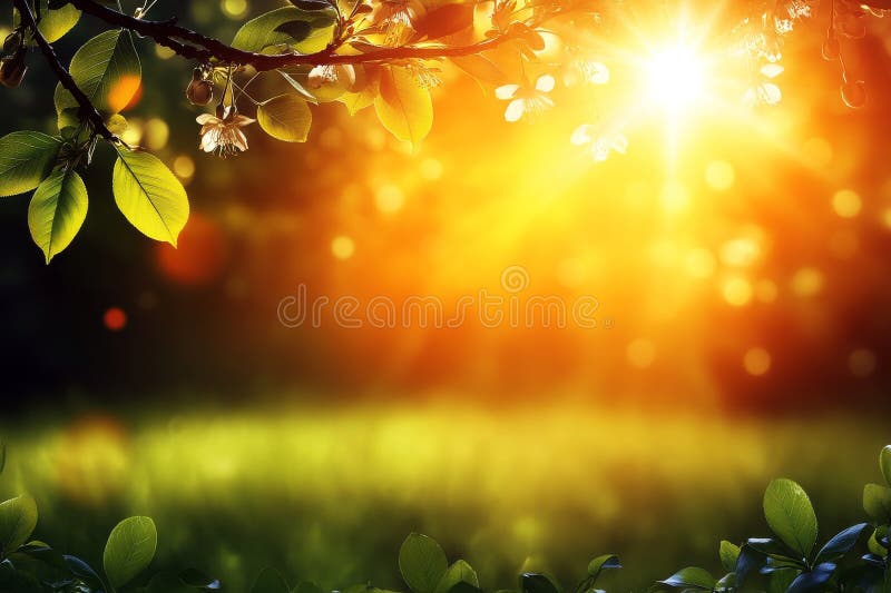 Springtime Close-up of a Gorgeous Vintage Sakura Tree, Captured in an ...