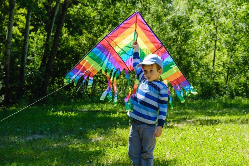 Springtime Concept Idea, Spring Background Environment, Character.Kite ...