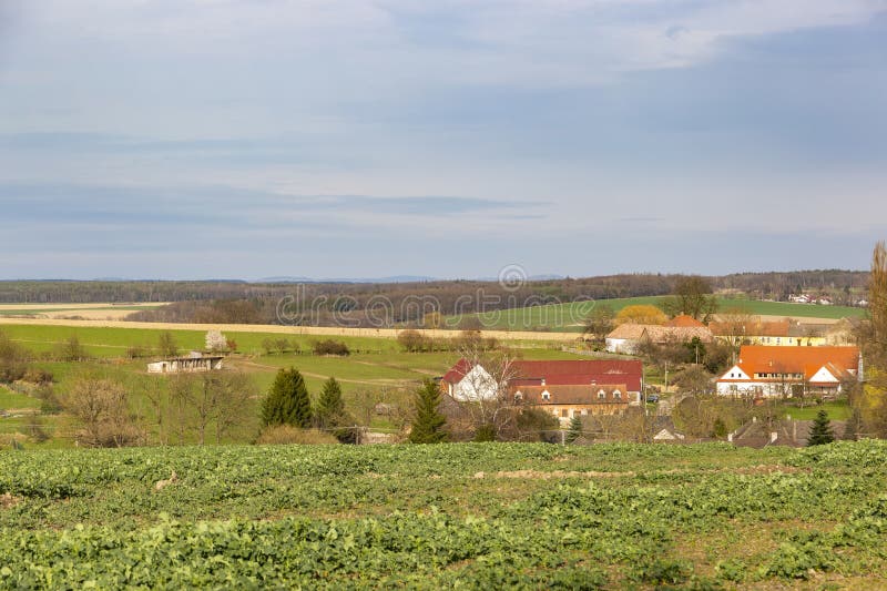 Springtime in Czech Countryside Stock Photo - Image of czechia ...