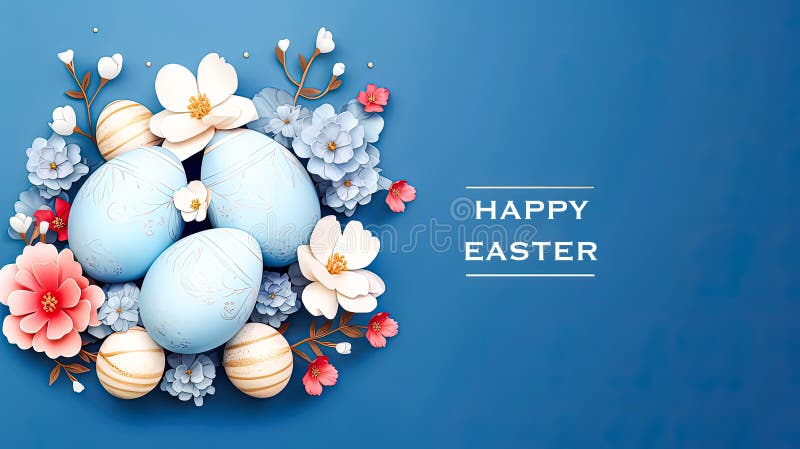 Springtime Delight, Basket Filled with Easter Eggs Stock Photo - Image ...