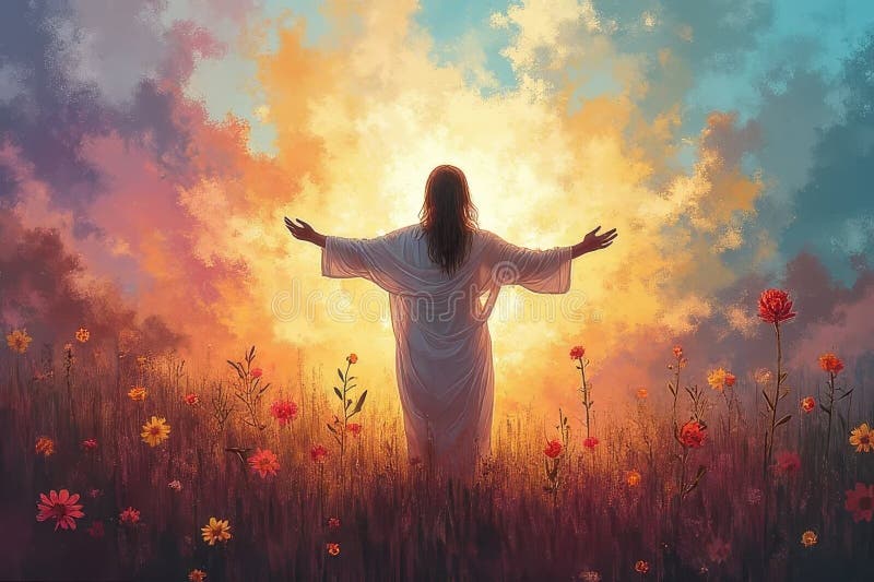 Blossoming Embrace: an Ode To the Season of Love and Renewal Stock ...