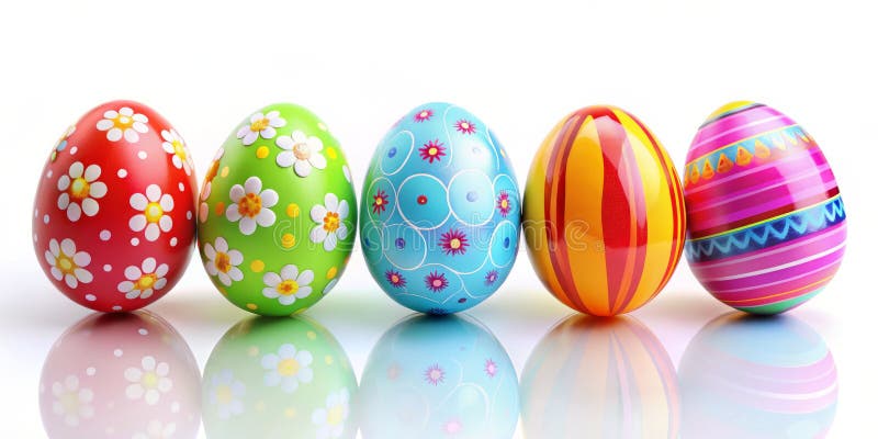 Springtime Easter Egg Extravaganza Vibrant Colors and Patterns for ...