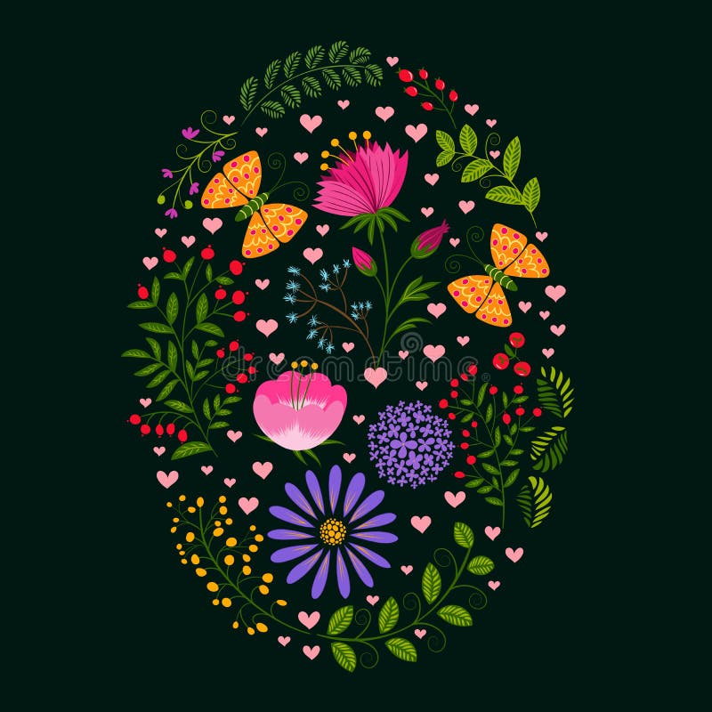 Springtime Easter Wallpaper Stock Vector - Illustration of blue ...