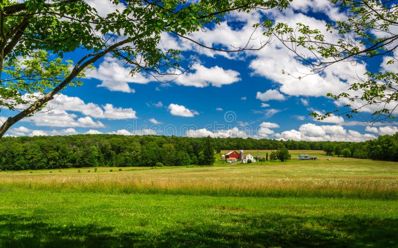 Springtime farm stock image. Image of fibonacci, mountains - 65575043