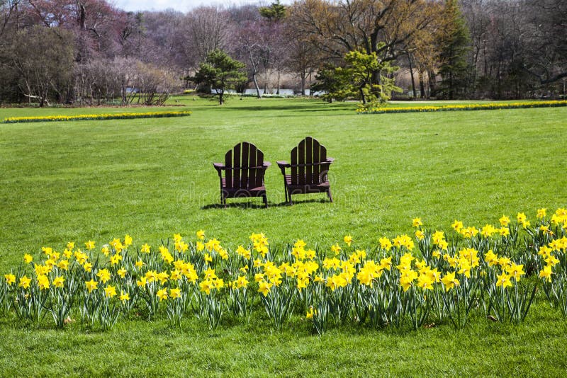 Springtime at the Gardens stock image. Image of trees - 43746777