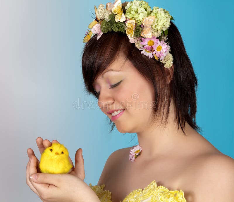 Easter chick isolated stock image. Image of greetings - 1983893