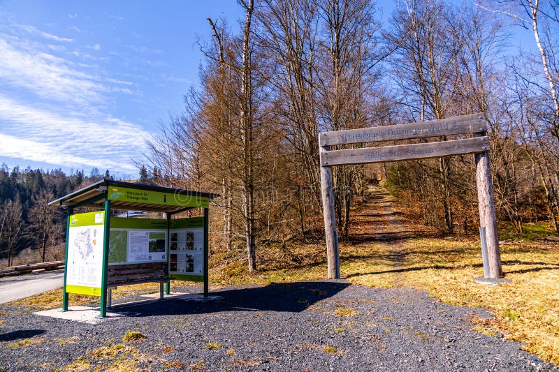 Springtime Hiking through the Beautiful Thuringian Forest Near ...