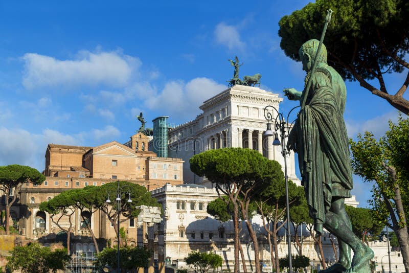 A Calm Spring Morning in Rome Stock Image - Image of pine, scene: 196745707