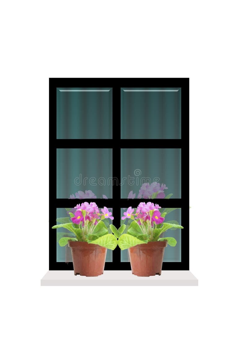Pink Floral Window Stock Illustrations – 6,406 Pink Floral Window Stock ...