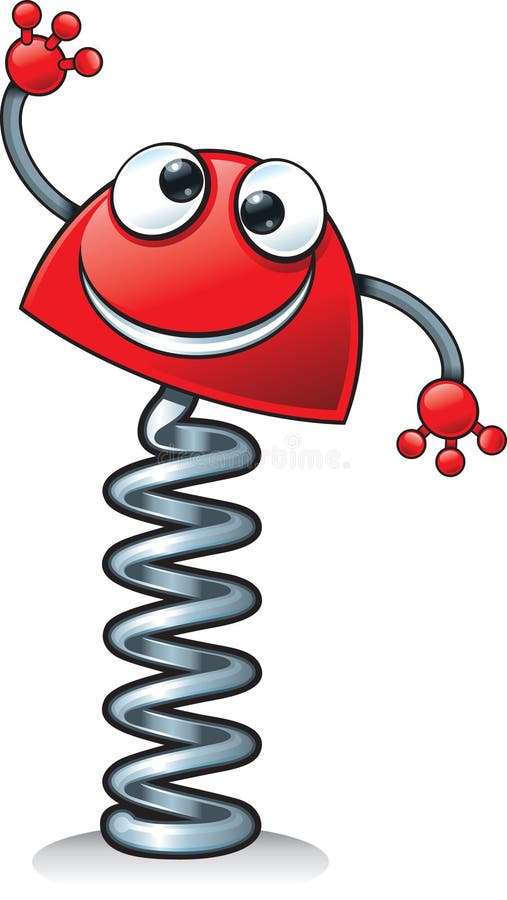 Springy Thingy stock vector. Illustration of face, item - 91172454