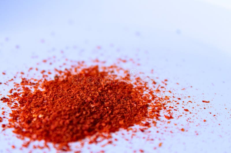 Sprinkle Dried Red Chili Powder. Stock Illustration - Illustration of ...
