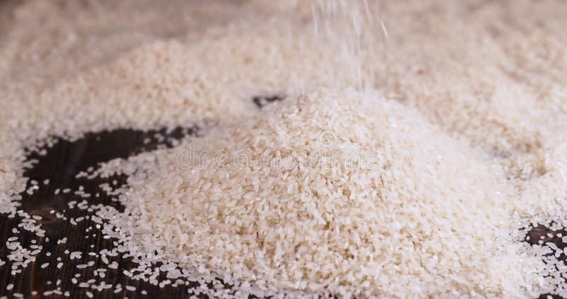 Sprinkle White Rice with Other Rice Including on the Table Stock ...