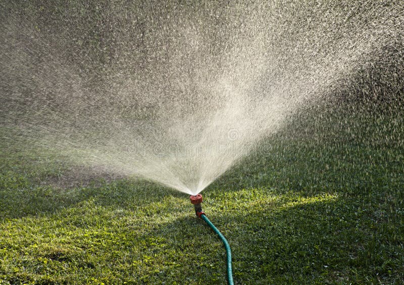 Sprinkler stock image. Image of wetting, close, outdoors - 20380215