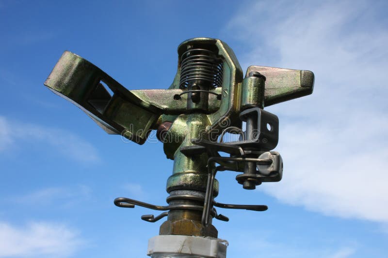 Sprinkler Head stock photo. Image of water, farm, mechanism - 10587098