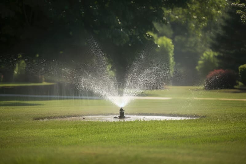 Sprinkler System with a Misting Feature, Providing a Cool and ...