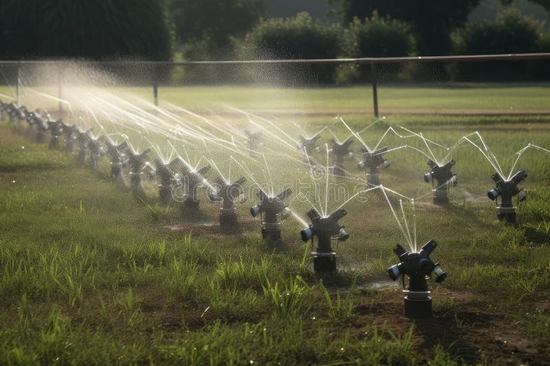 Sprinkler System with Multiple Nozzles Providing Different Patterns of ...