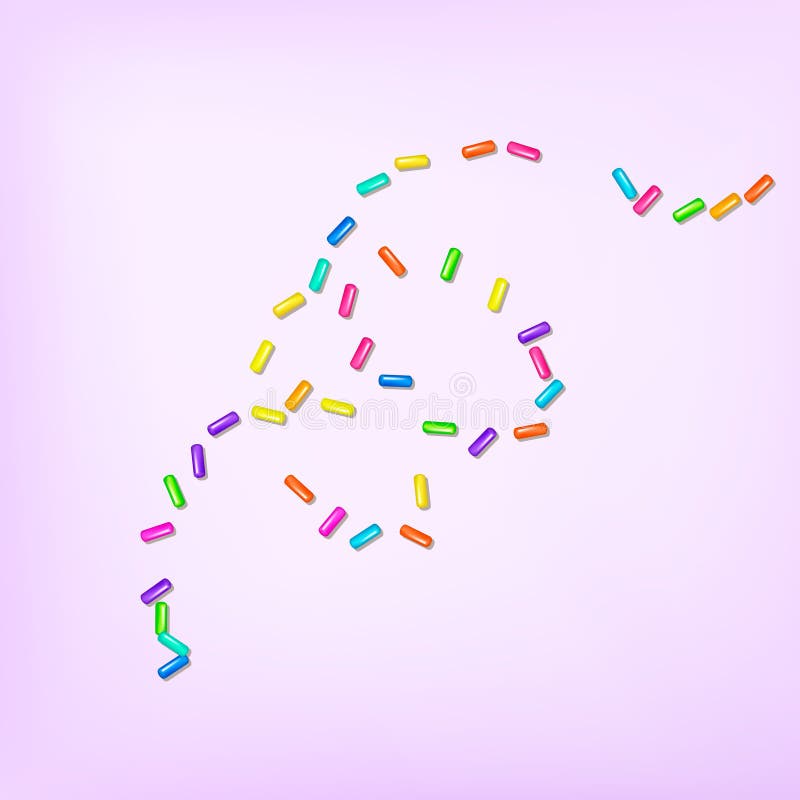 Sprinkles Transparent Stock Illustrations – 203 Sprinkles Transparent ...