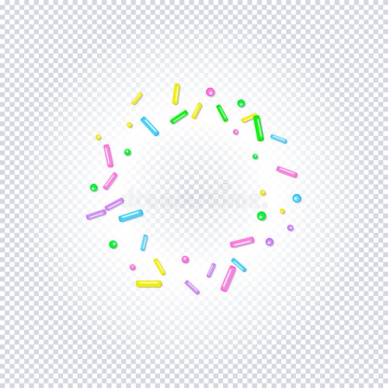 Candy Sprinkle Border Stock Illustrations – 167 Candy Sprinkle Border ...