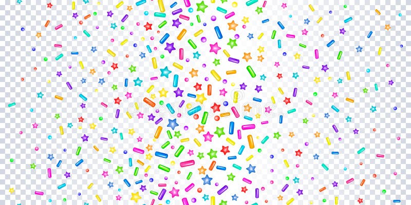 Sprinkles Transparent Stock Illustrations – 203 Sprinkles Transparent ...