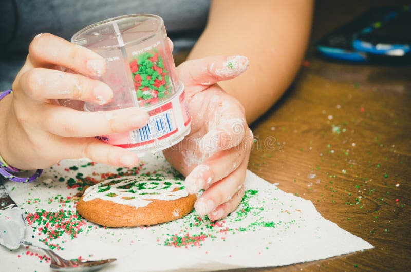 Sprinkling cookies stock photo. Image of icing, sweets - 22901192