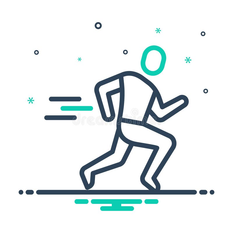 Mix Icon for Sprint, Race and Speed Stock Vector - Illustration of ...