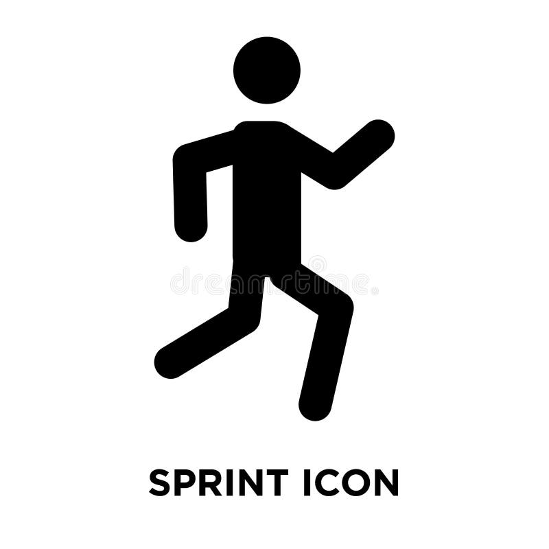Sprint Icon. Trendy Flat Vector Sprint Icon on White Background Stock ...