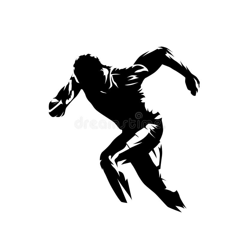Sprint Logo. Running Man, Abstract Isolated Vector Sillhouette. Run ... Sprint Logo. Running Man, Abstract Isolated Vector Sillhouette. Run ...