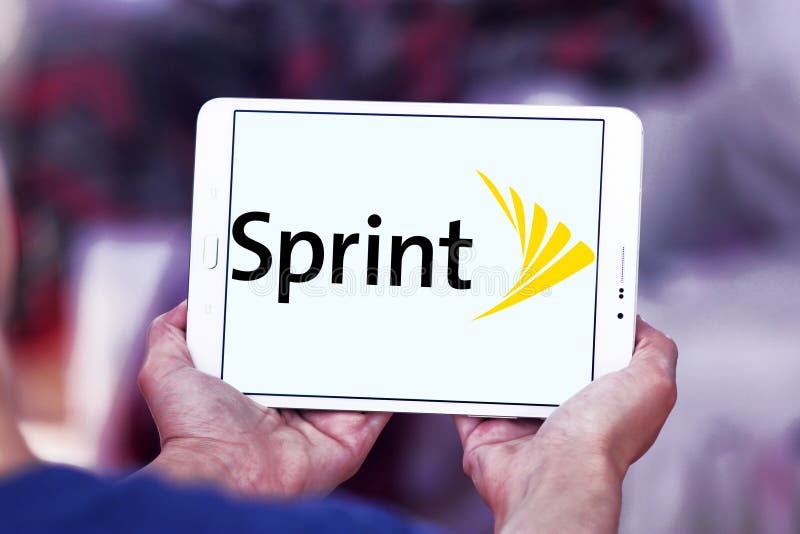Sprint Sign editorial stock photo. Image of network, phone - 21253543
