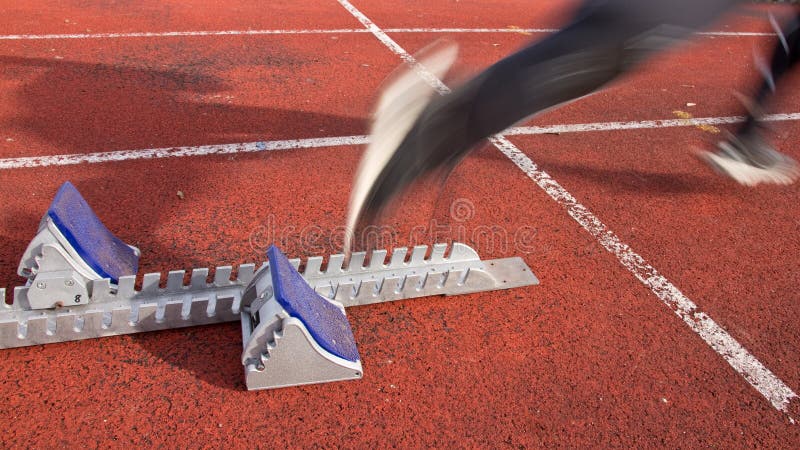 Sprint start stock image. Image of competition, contest - 14004425