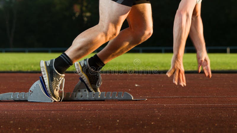 Sprint start stock image. Image of spikes, sport, shoes - 24991039