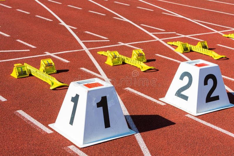 Start line of sprint stock photo. Image of sports, line - 94368340