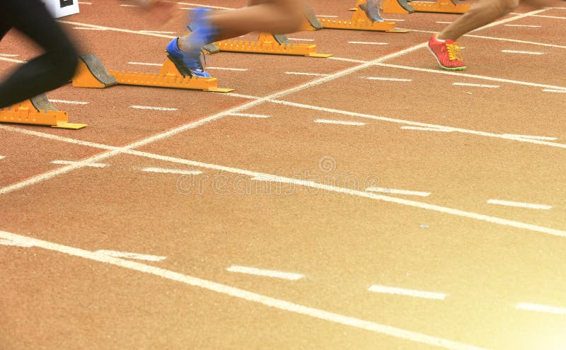 Sprint start stock photo. Image of event, field, athlete - 177310484