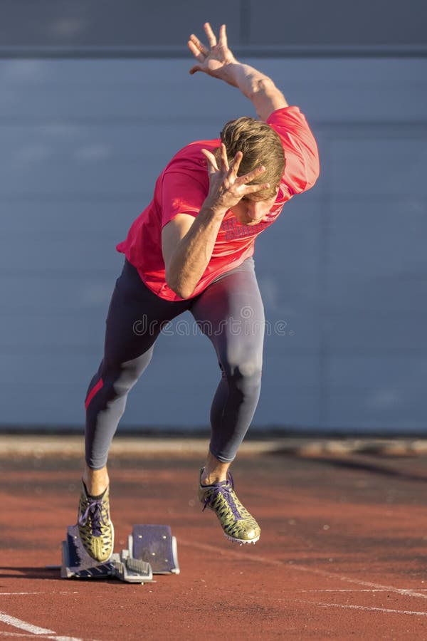 Sprint start stock photo. Image of field, sprinter, competition - 64447630