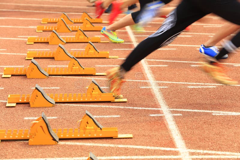Sprint start stock photo. Image of competitive, competition - 177308776