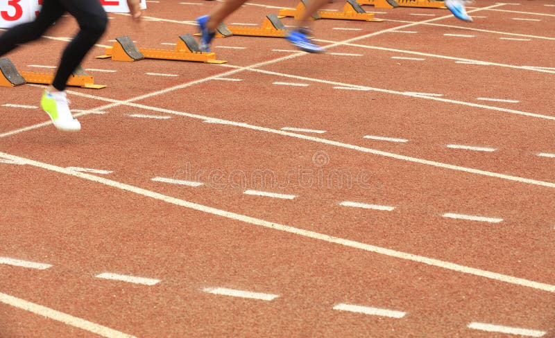 Sprint start stock photo. Image of race, blurred, event - 177310898