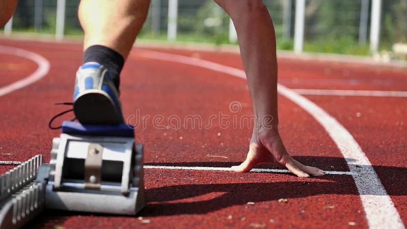 Sprint Start in Track and Field Editorial Stock Photo - Image of blocks ...