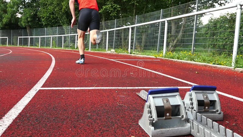Sprint Start in Track and Field Editorial Stock Photo - Image of blocks ...