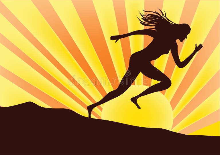 Female Sprinter Stock Illustrations – 3,648 Female Sprinter Stock ...
