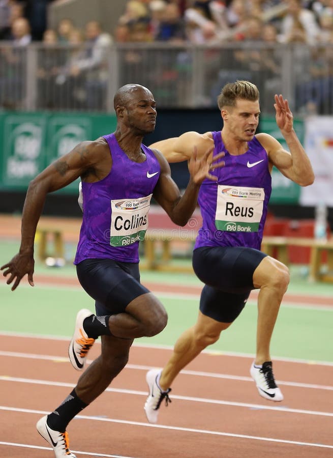 Sprinter Kim Collins redaktionelles foto. Bild von julianisch - 66181686