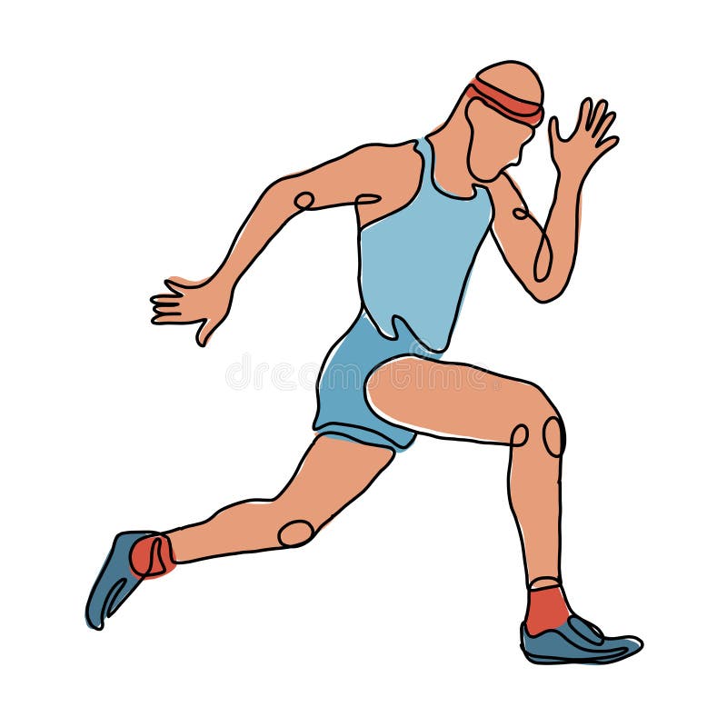 American Sprinter Stock Illustrations – 226 American Sprinter Stock ...