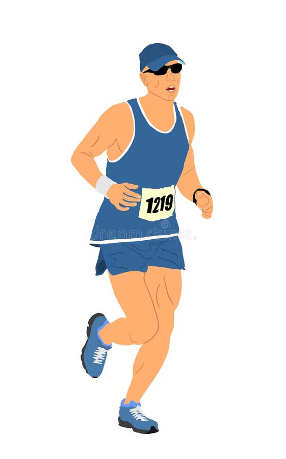 Racer Sprinting Stock Illustrations – 182 Racer Sprinting Stock ...