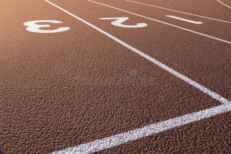 Sprinting Starting Line stock photo. Image of floors - 98275342