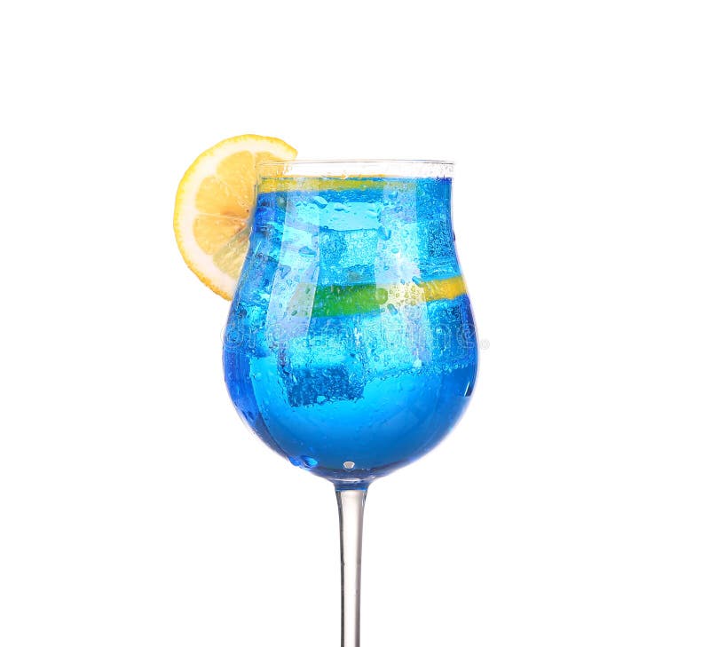 Sprite Drinks Whit Sparkllng Soda And Ice In Glass Isolated On White Stock Image Image Of