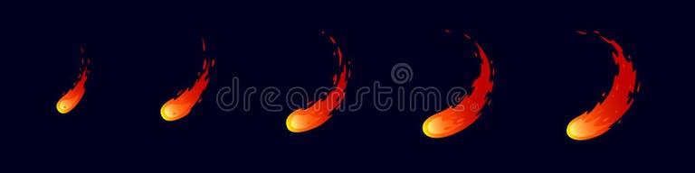 Sprite Sheet Fire Sword Attack Fire Red Strike Circle Flame Stock Vector - Illustration of ...