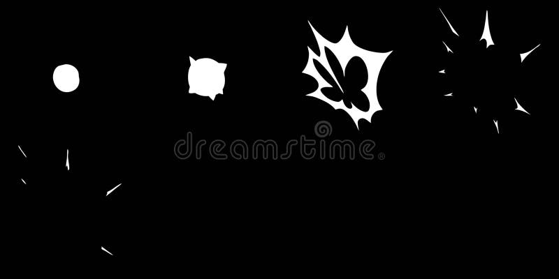 Sprite Sheets Explosion. Ready for Games or Cartoon. Stock Illustration ...