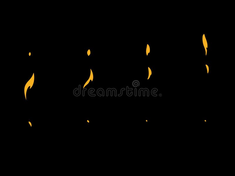 Sprite Sheets Flame. Ready for Games. Stock Illustration - Illustration ...