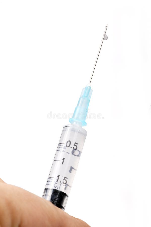 Spritze. stockfoto. Bild von chemie, spritze, gefahr, einspritzen - 7612592