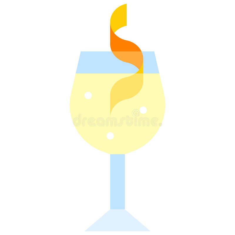 Spritzer Cocktail Icon, Alcoholic Mixed Drink Vector Stock Vector ...